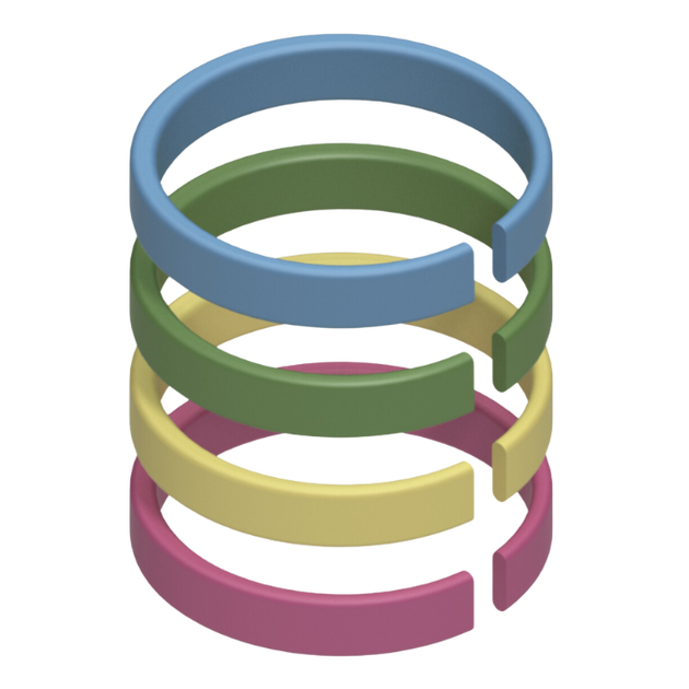 Set cable coding rings (3x4 colors) | PMK America Corporation