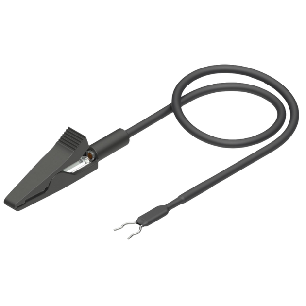 Ground lead 30cm to mini alligator clip | PMK America Corporation