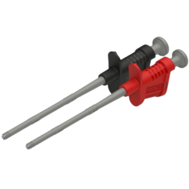 Set 2 clamps, rotating grip jaw, red/black | PMK America Corporation