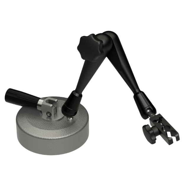 MSC 85, 3D positioner with vacuum base, 200mm span width, and holder f ...