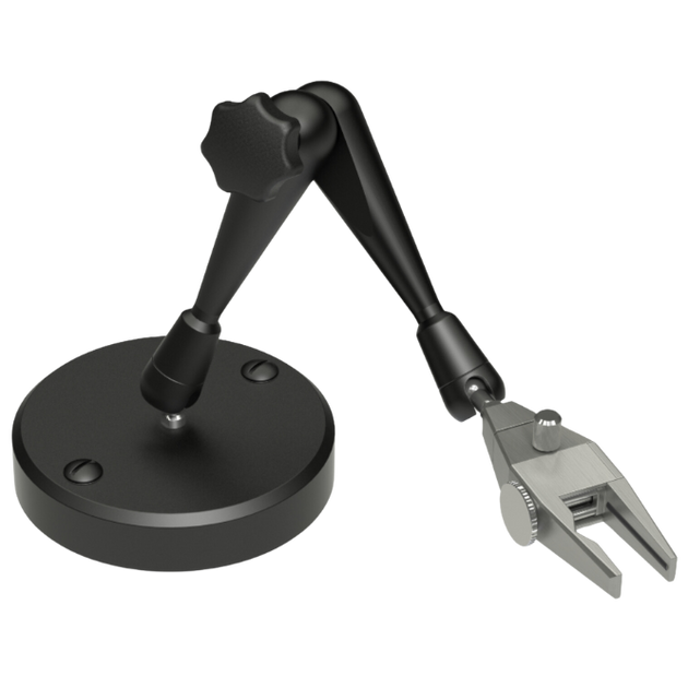 MSU 1500, 3D positioner with steel base, 200mm span width and universa ...