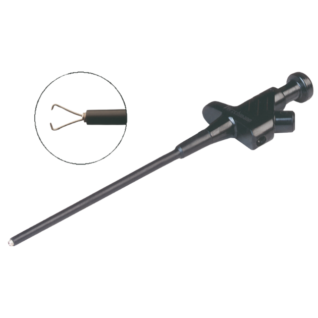 Clamp-type test probe with rotating grip jaws (black) | PMK America ...