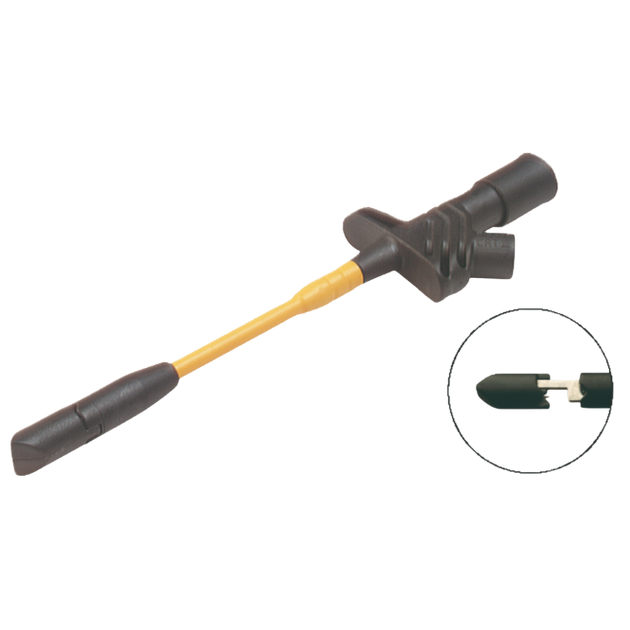 Safety clamp-type test probe with split test clamp (black) | PMK ...